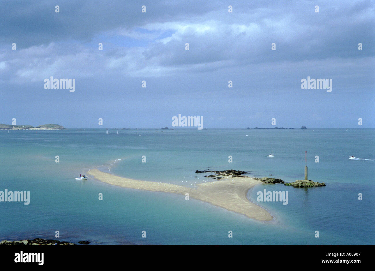 Beach in Brittany Stock Photo - Alamy