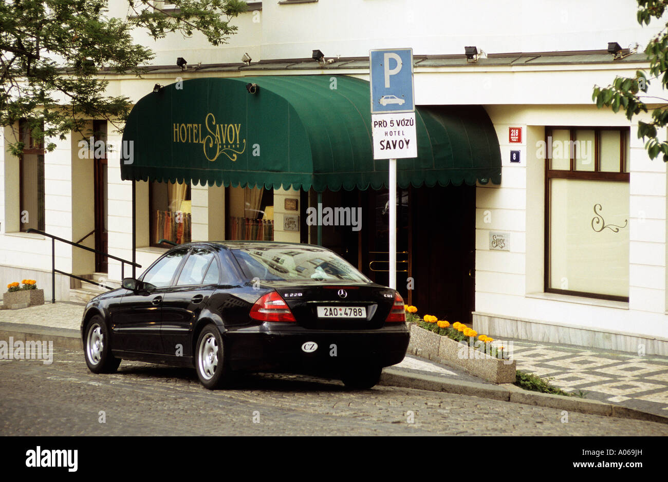 Savoy Keplerova 6 Hradcany Prague Stock Photo - Alamy