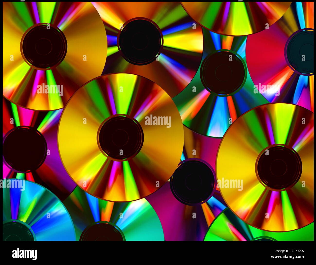 compact disc display Stock Photo - Alamy