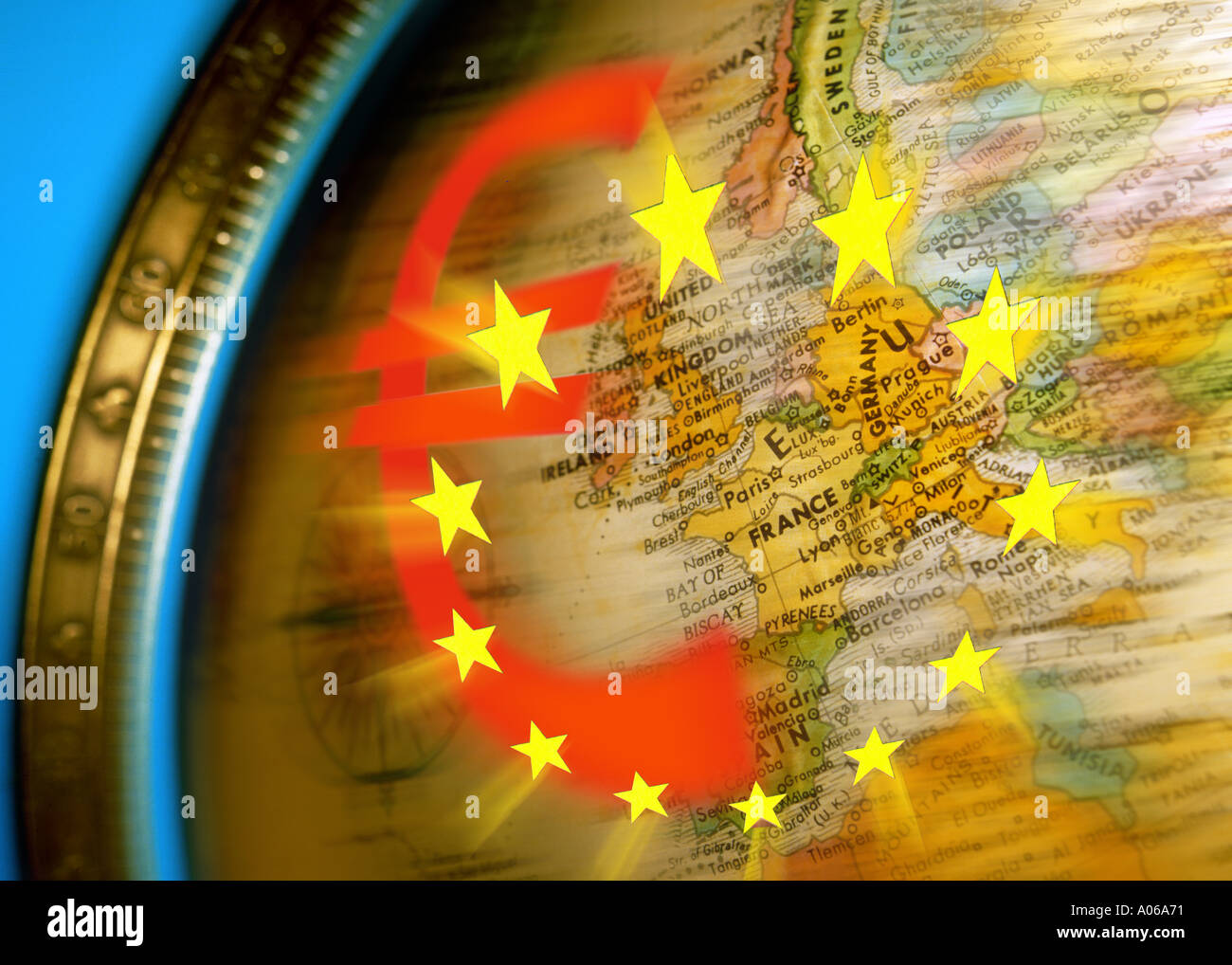 European economic community map hi-res stock photography and images - Alamy
