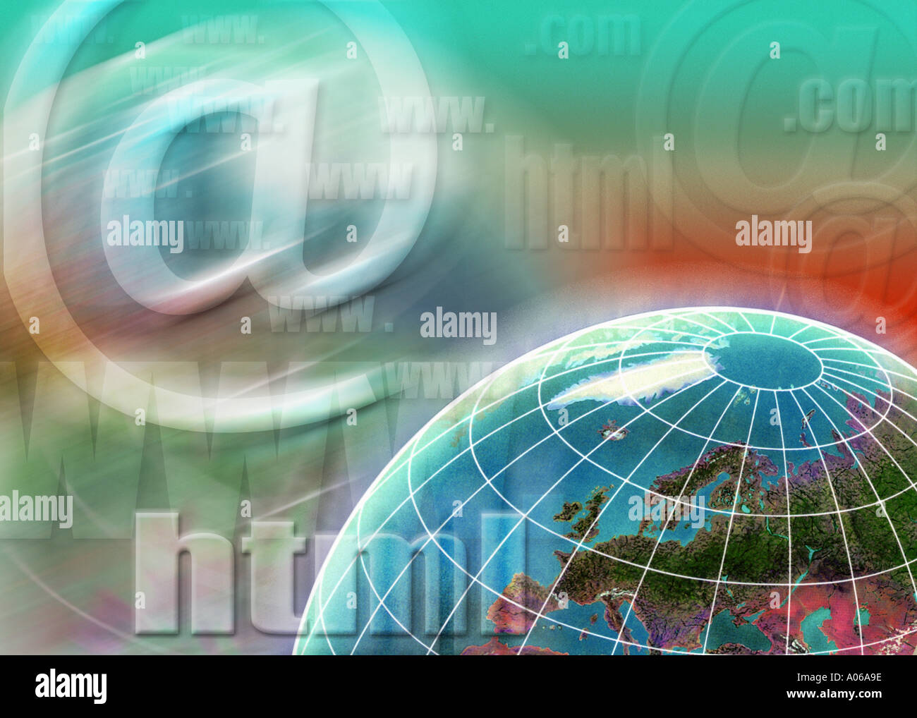 Global communications and the Internet Stock Photo - Alamy