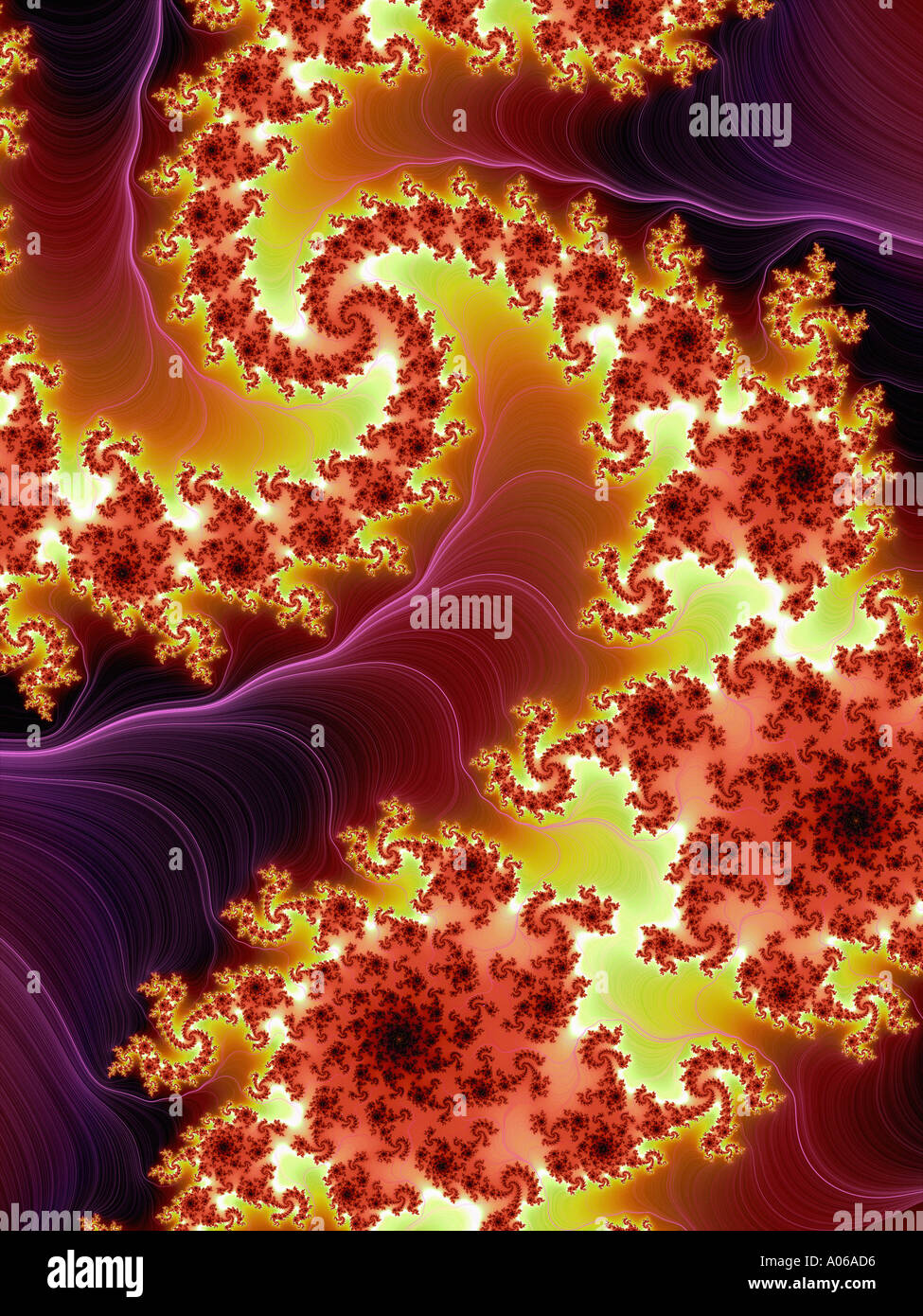 Computer fractal design Stock Photo - Alamy