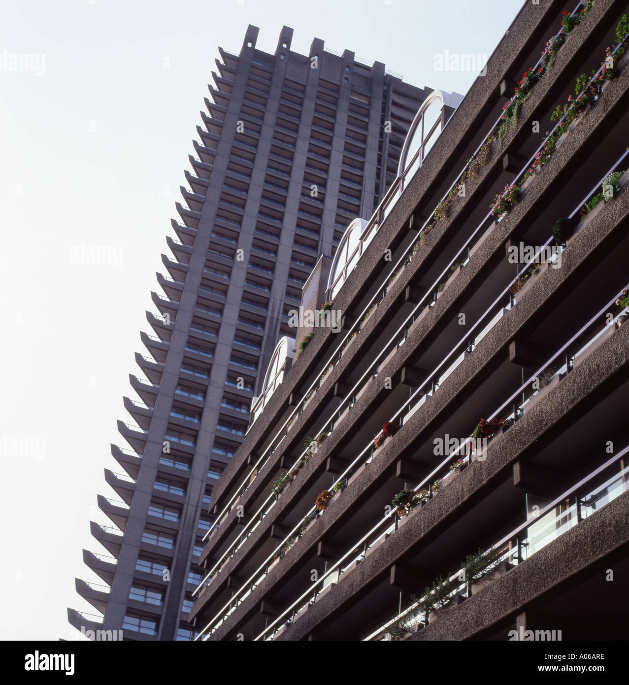 Barbican Estate high rise flats London England UK KATHY DEWITT Stock ...