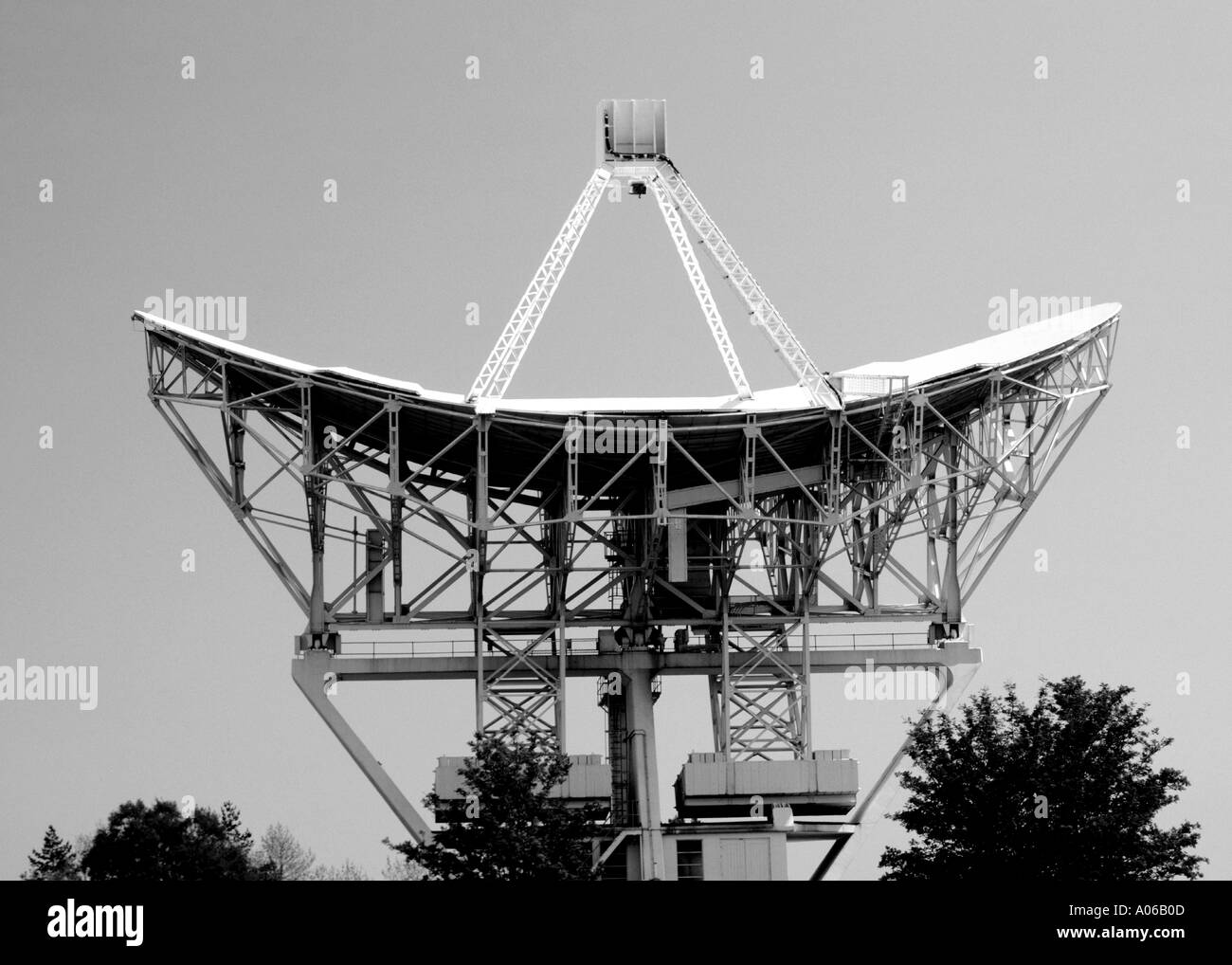 Satellite communications dish Stock Photo - Alamy