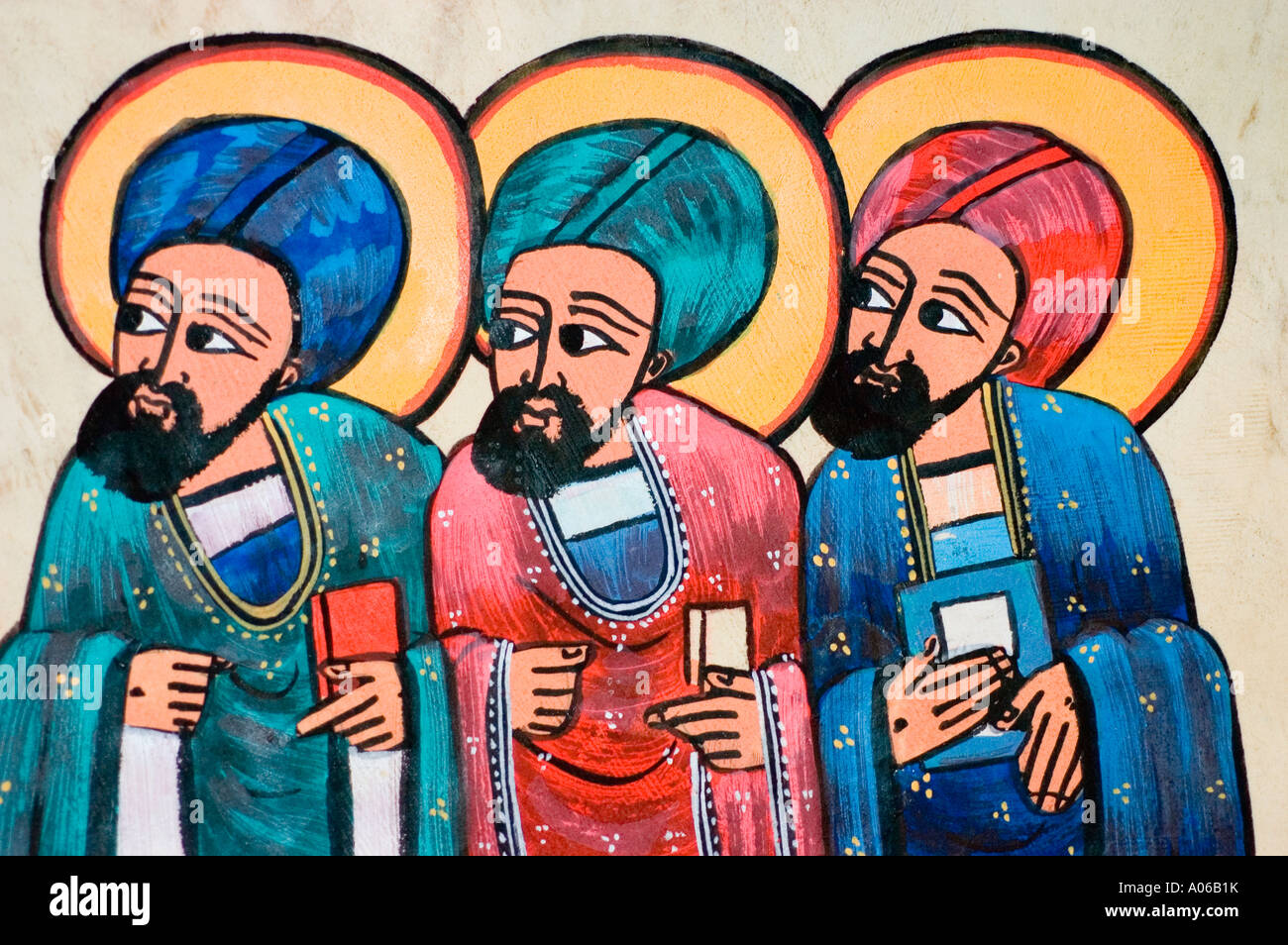 Ethiopian coptic orthodox church painting hi-res stock photography and ...