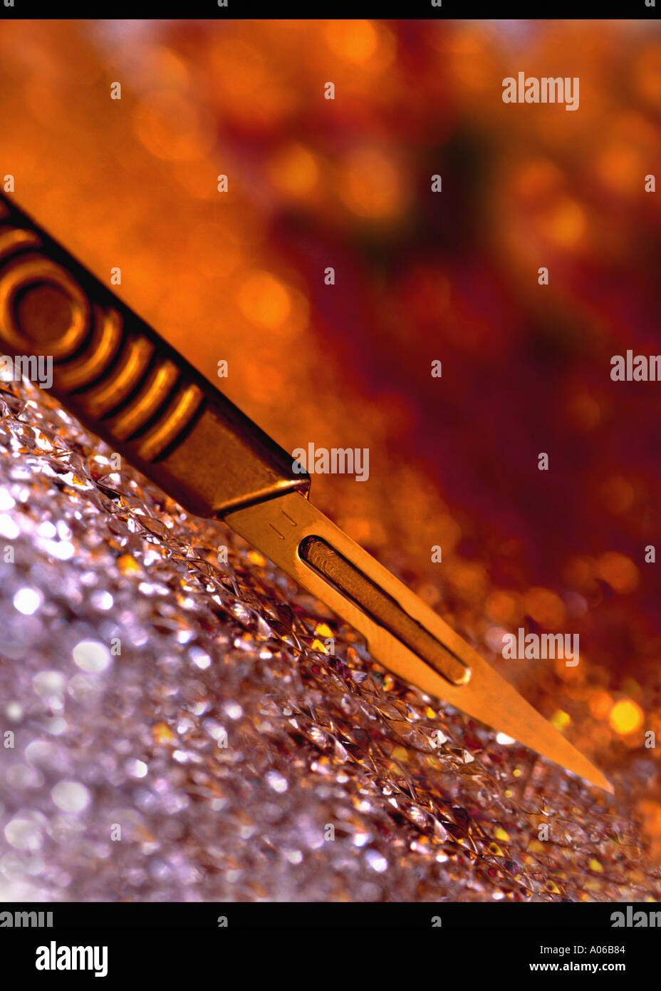 Medicine surgical scalpel Stock Photo - Alamy