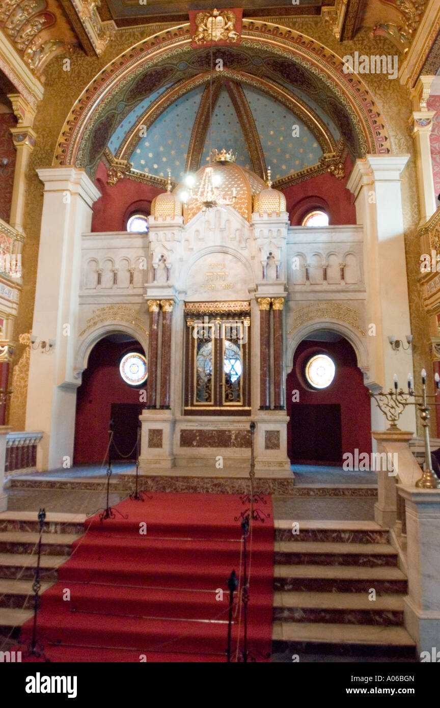 Altair of Jewish Temple or Tempel Synagogue in Kazimierz district of ...