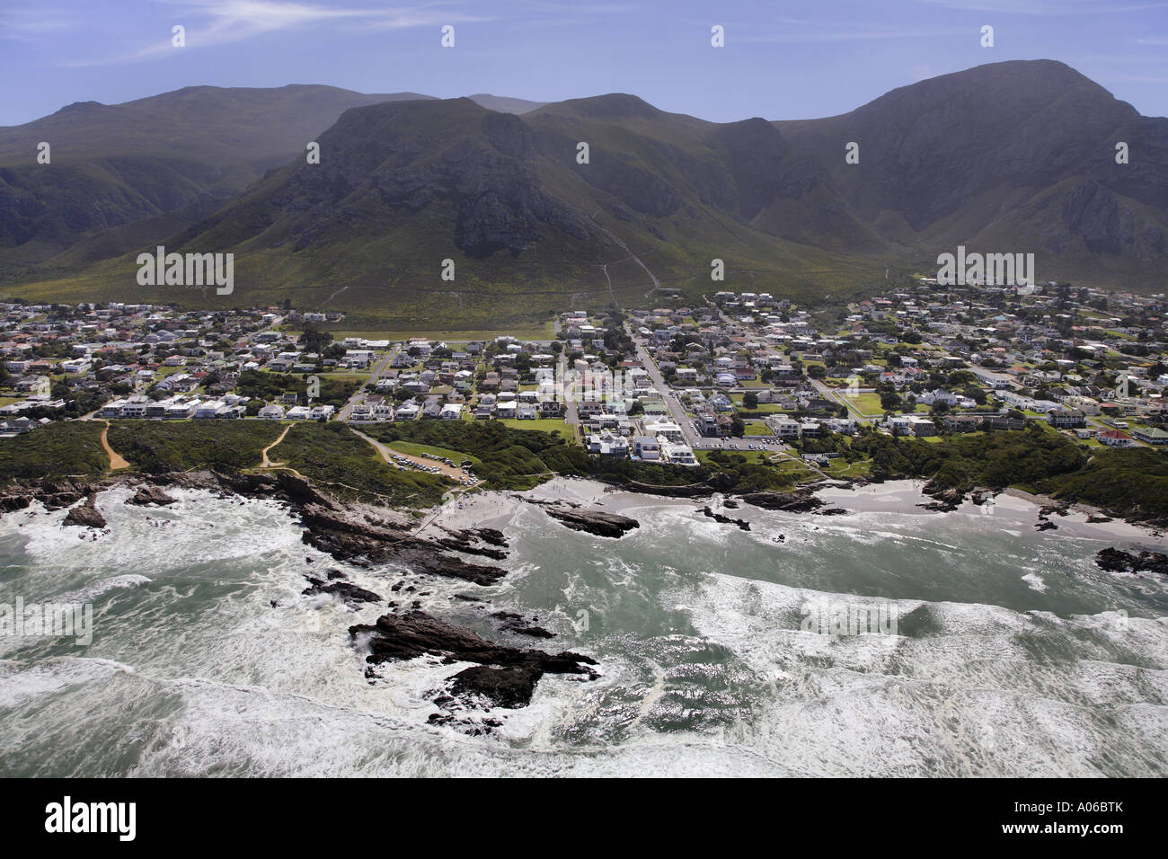 aerial view of hermanus Stock Photo - Alamy