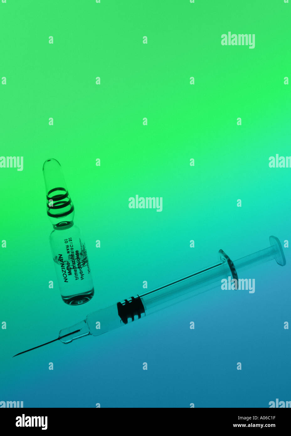 Medicine Syringe and drug ampoule for injection Stock Photo - Alamy