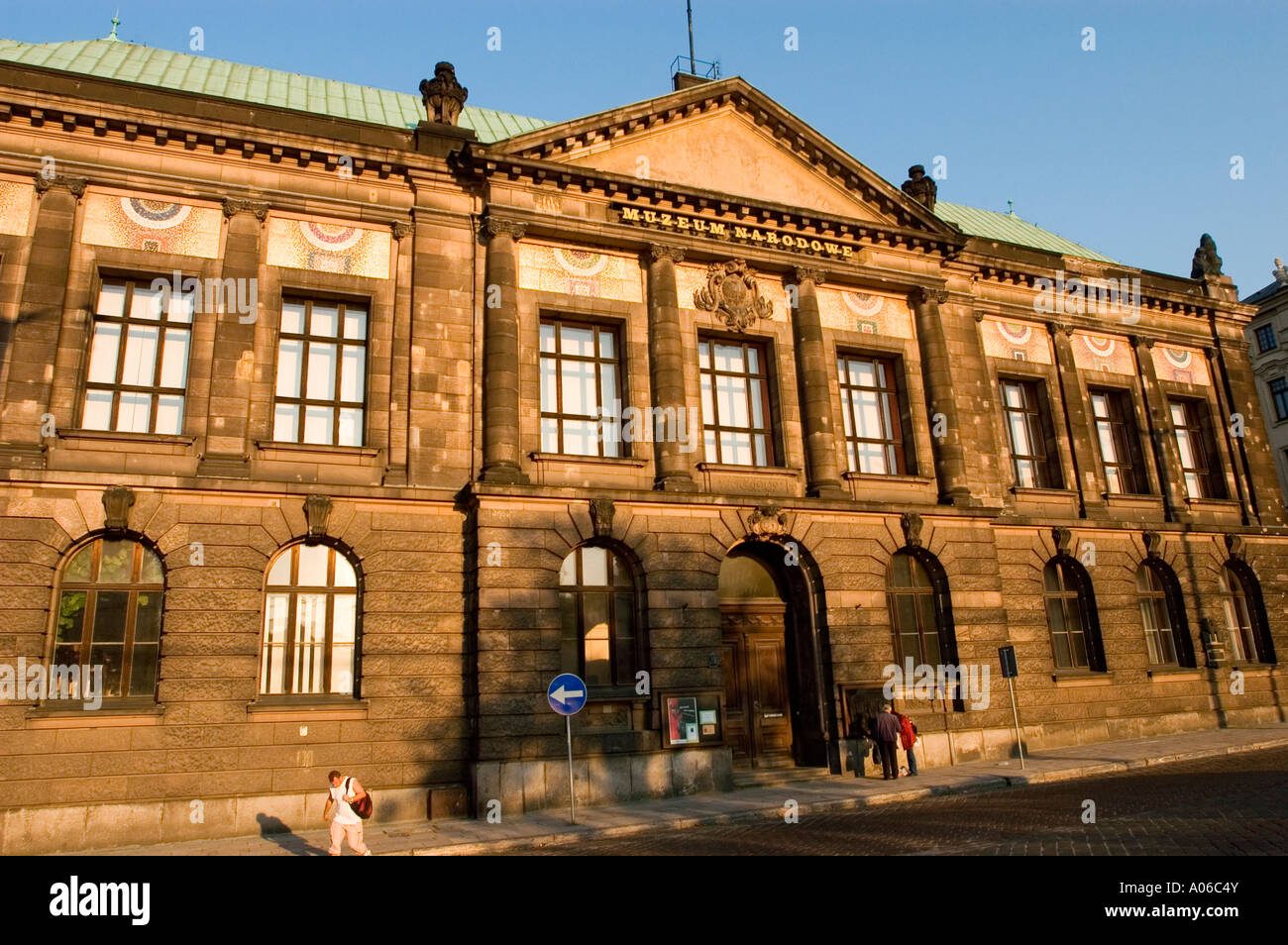 National Museum heritage building on Freedom Wolnosci Square in Poznan ...