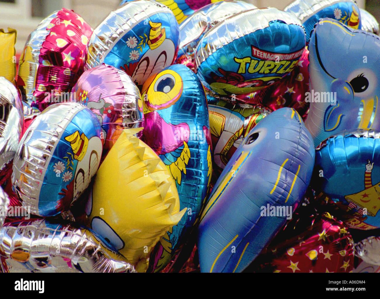A Bunch of Colourful Balloons Stock Photo - Alamy