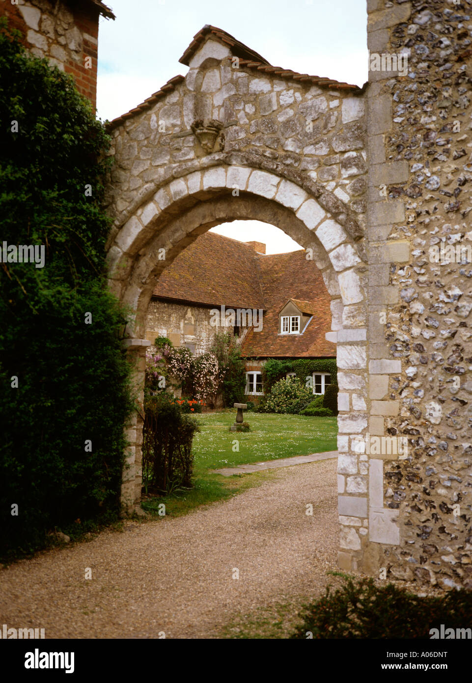 UK Berkshire Berkshire Hurley church rectory former Norman Priory ...