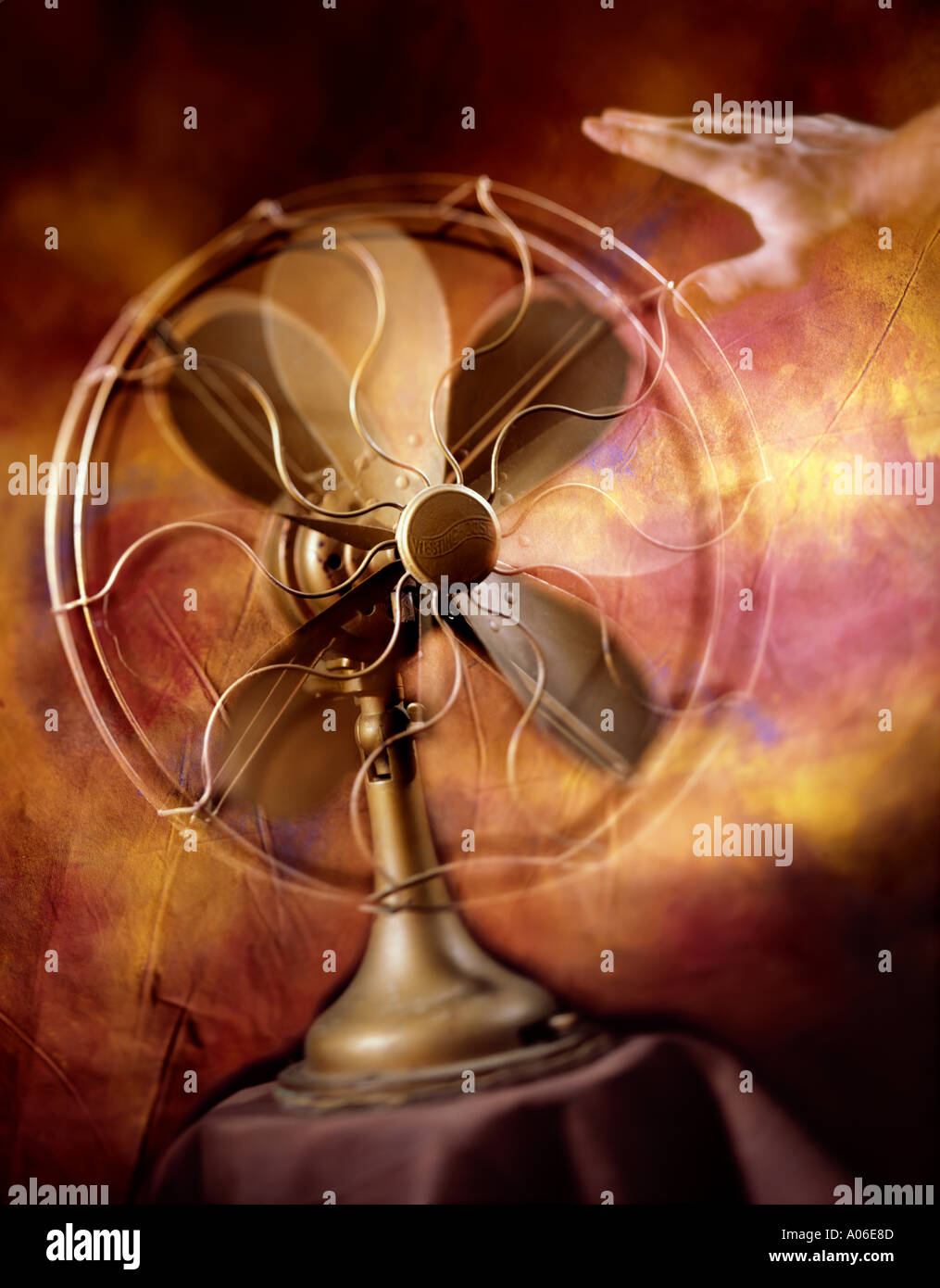 fan with hand Stock Photo - Alamy