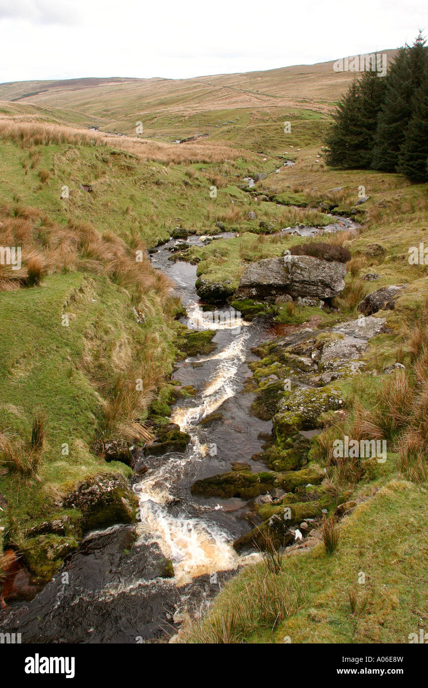 Northern Ireland County Antrim Moorland stream Stock Photo - Alamy