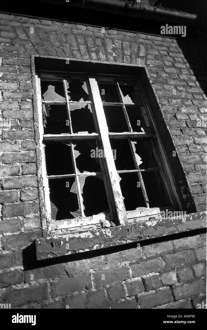 Shattered bricks Black and White Stock Photos & Images - Alamy
