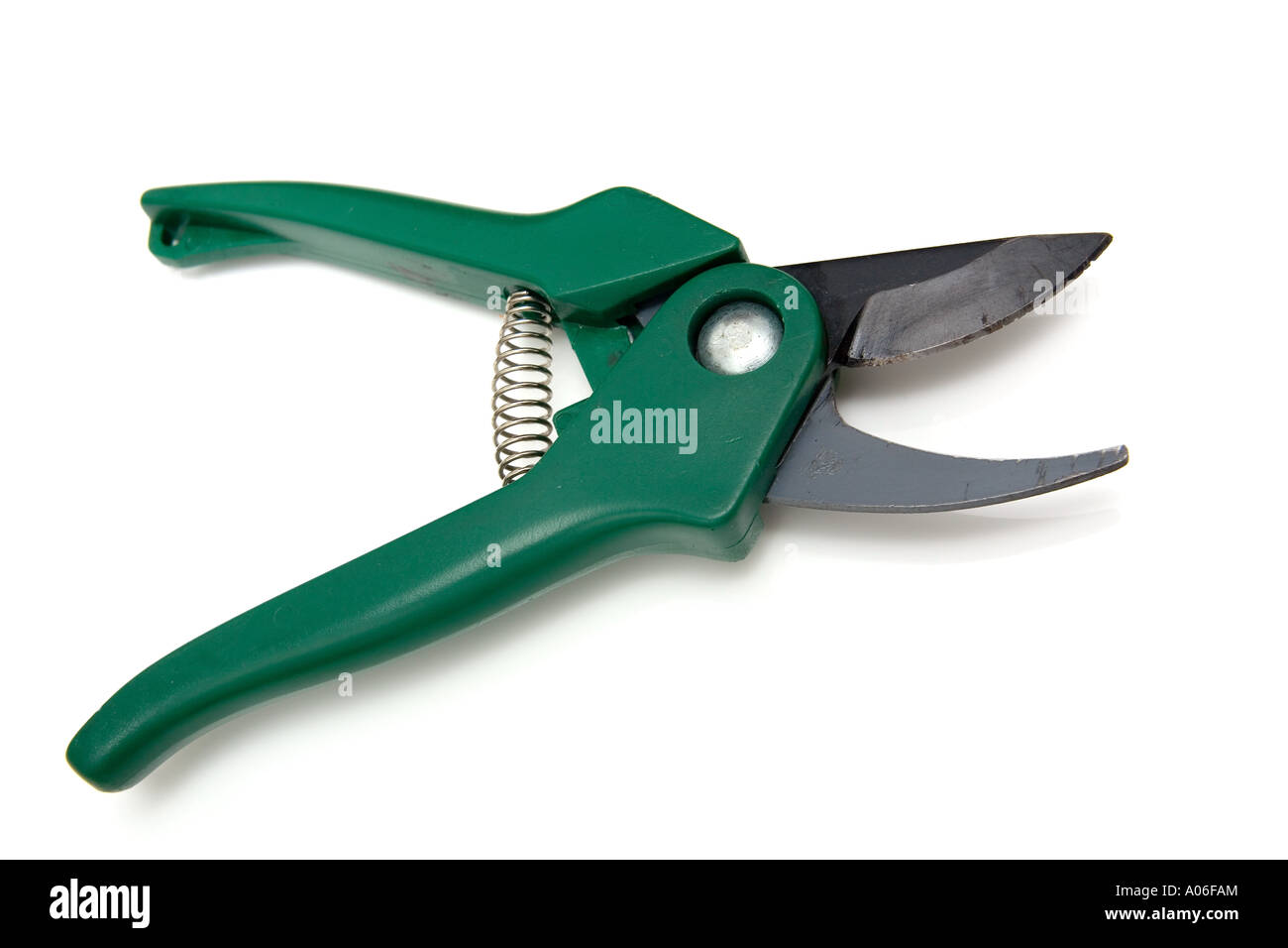 Garden scissors isolated on a white studio background Stock Photo - Alamy