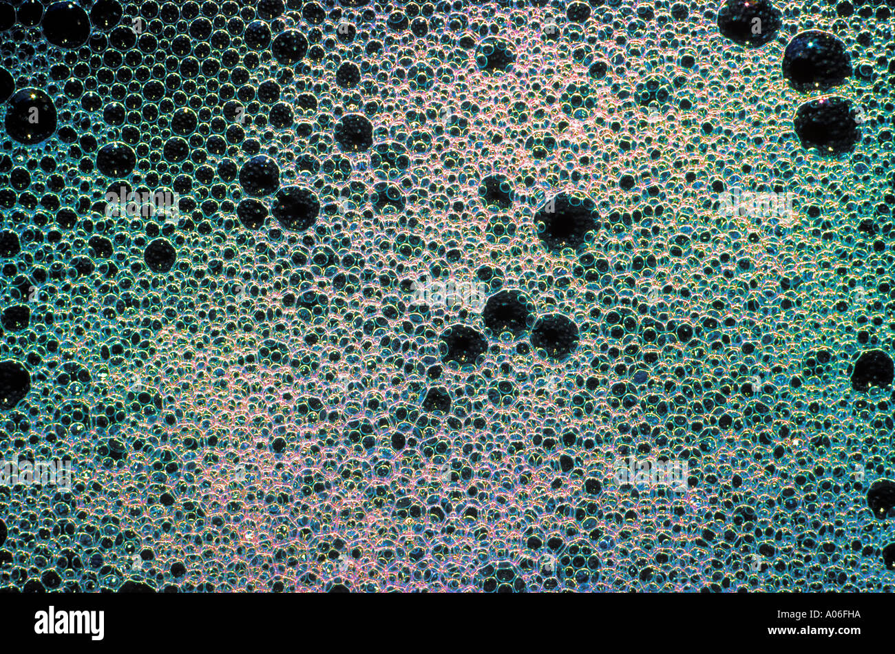 Multi-colored foam from edge to edge Stock Photo - Alamy