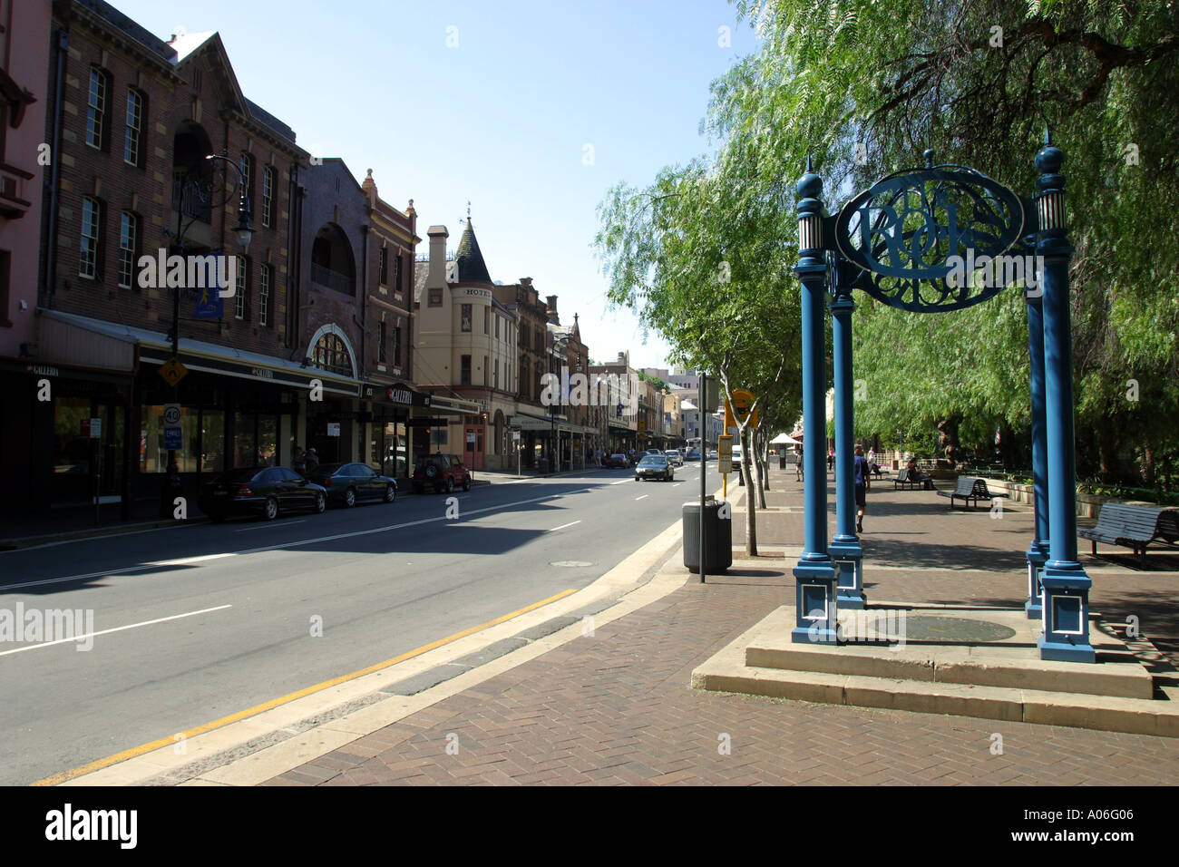 George St The Rocks Sydney New South Wales Australia Stock Photo - Alamy