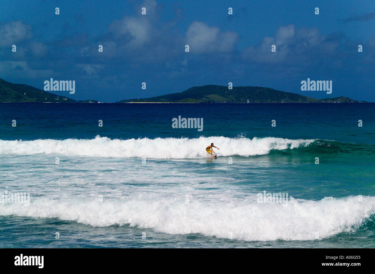 Tortola british virgin islands surfing hi-res stock photography and ...