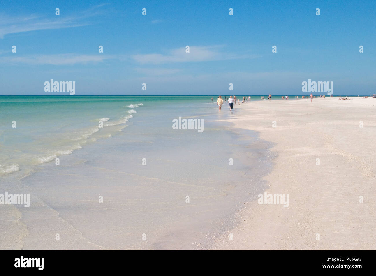 Lido Beach Lido Key Gulf Coast Sarasota Florida Stock Photo - Alamy