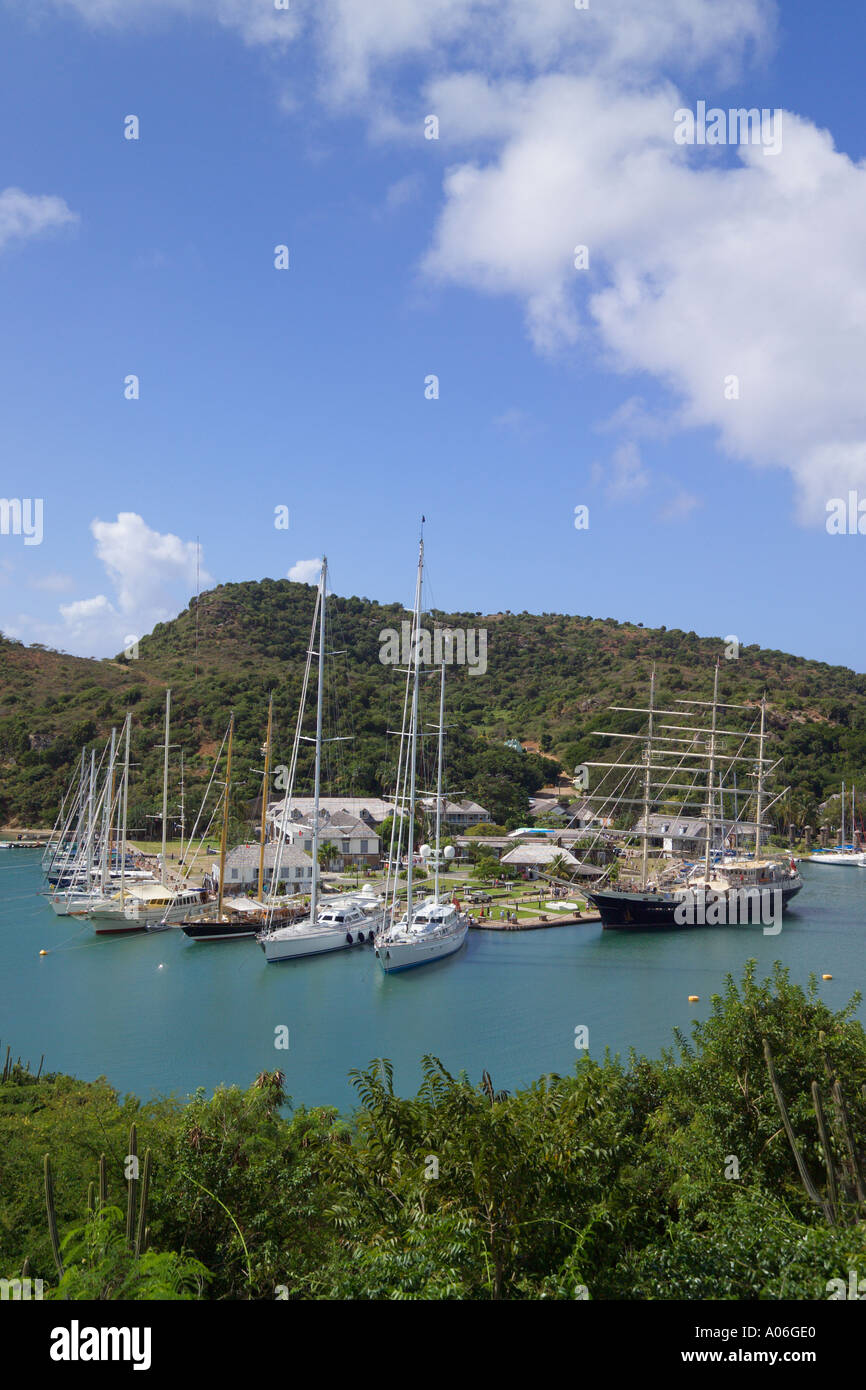Nelsons Dockyard Antigua Caribbean Stock Photo - Alamy