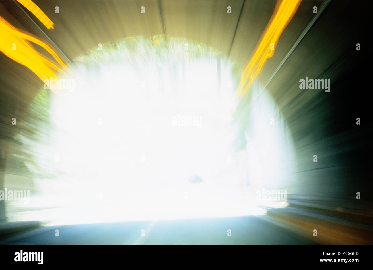 DRIVING THROUGH A TUNNEL Stock Photo - Alamy