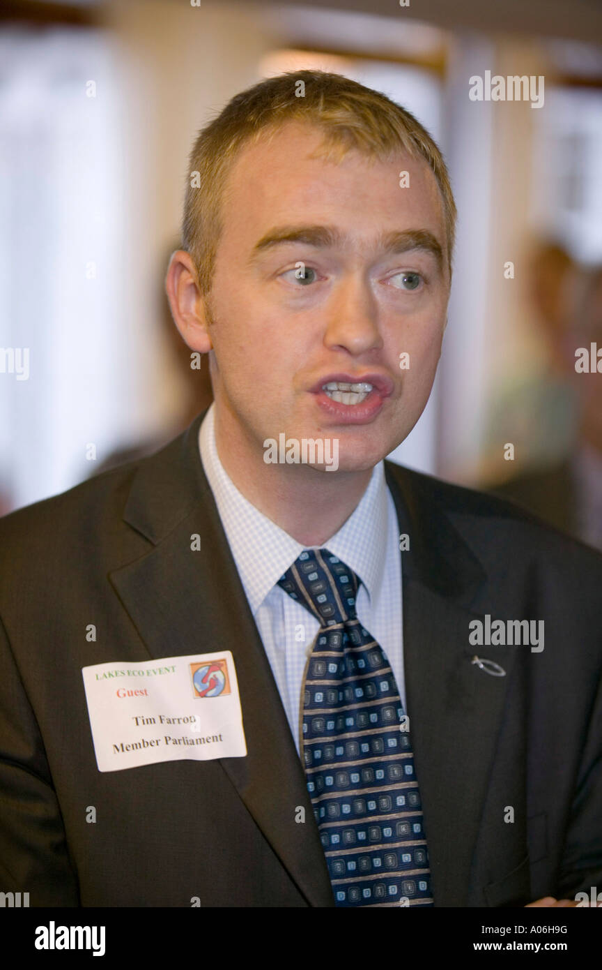 Tim Farron, Lib Dem MP for Westmorland and Lonsdale, Cumbria, UK Stock ...
