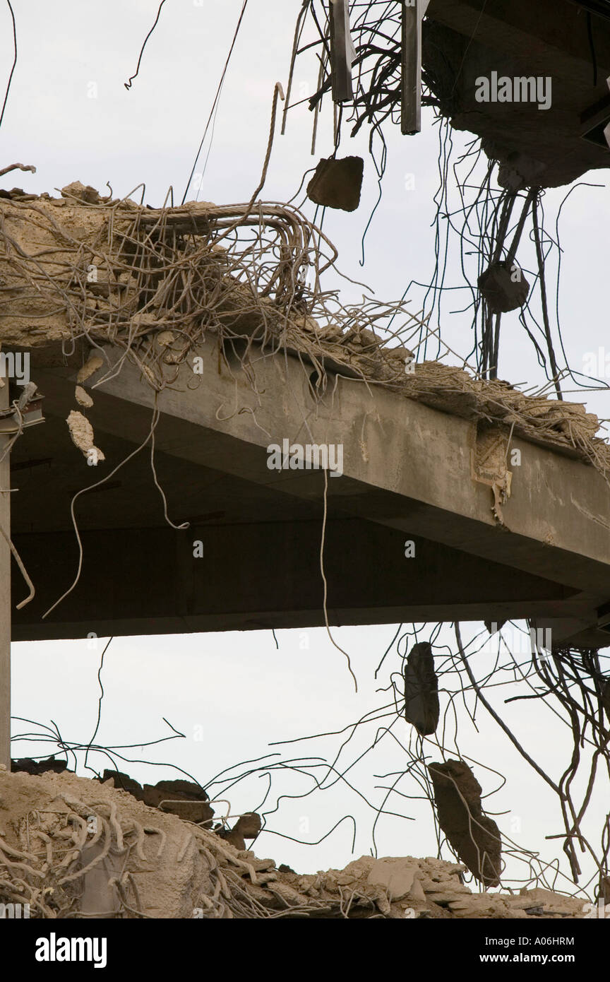 demolition work on 1960's buildings in central london, UK Stock Photo ...