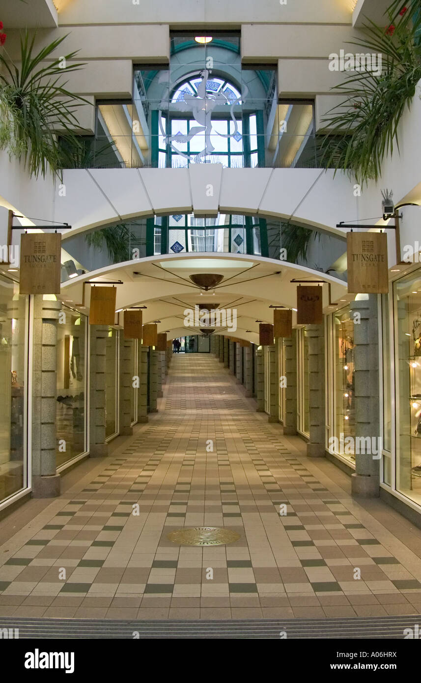 Interior of smart Shopping Mall in Guildford Stock Photo - Alamy
