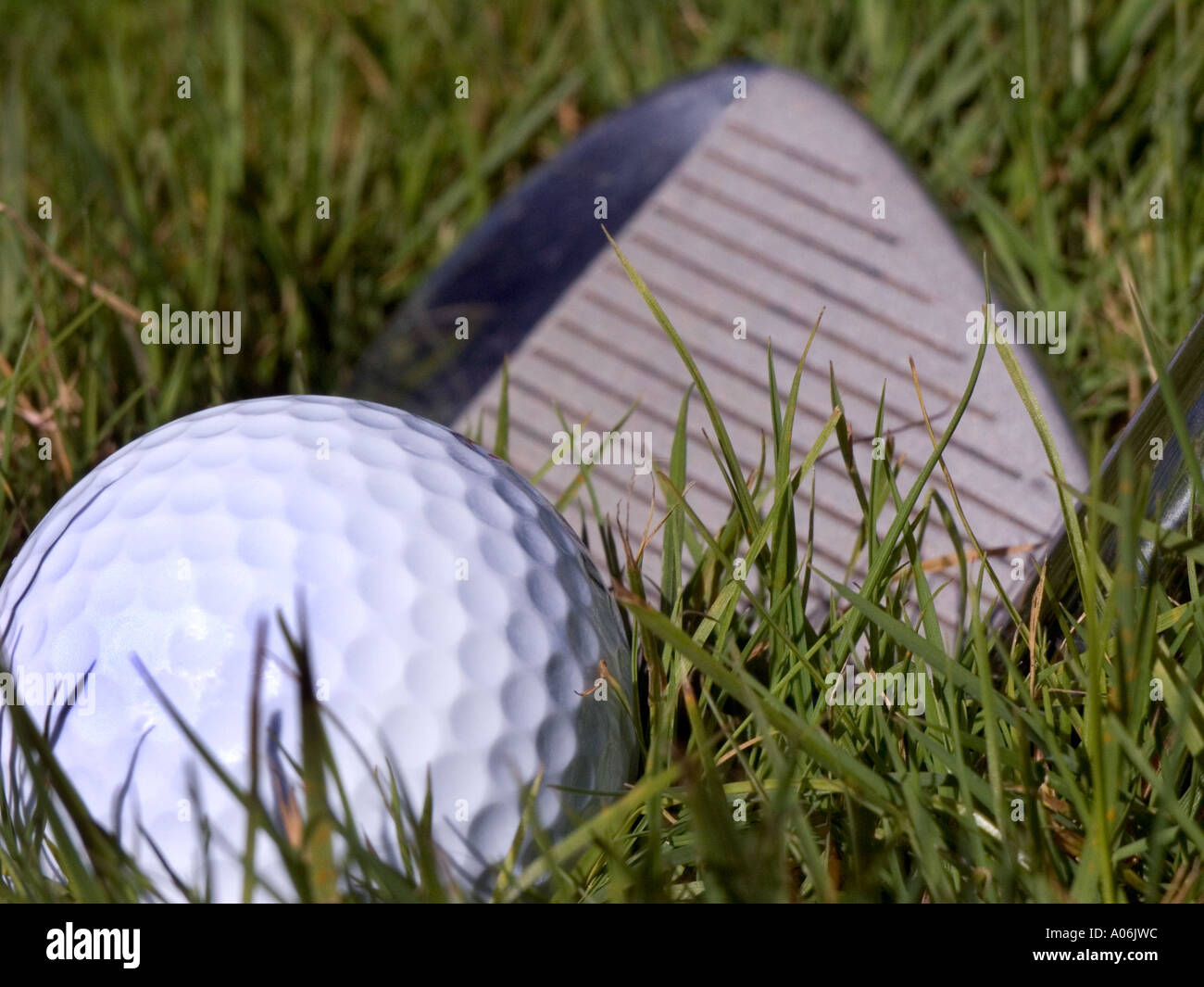 Golf ball and Wedge Stock Photo - Alamy