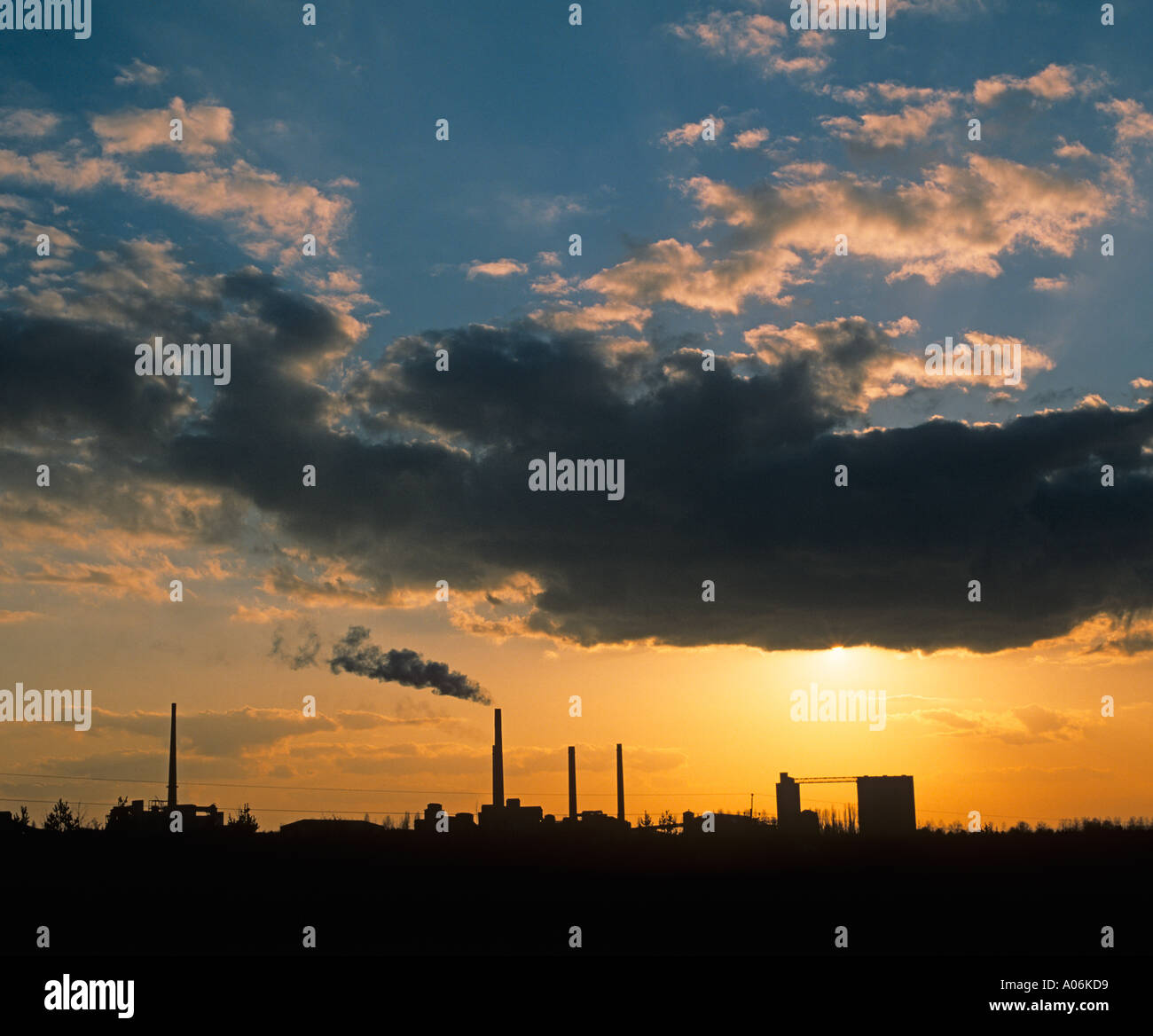 Cement Works Pitstone Bucks UK Stock Photo - Alamy