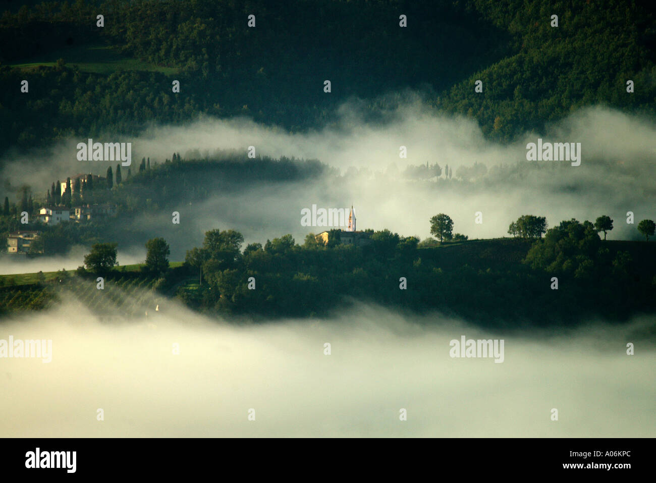 The Tuscan Umbrian border Italy Stock Photo - Alamy