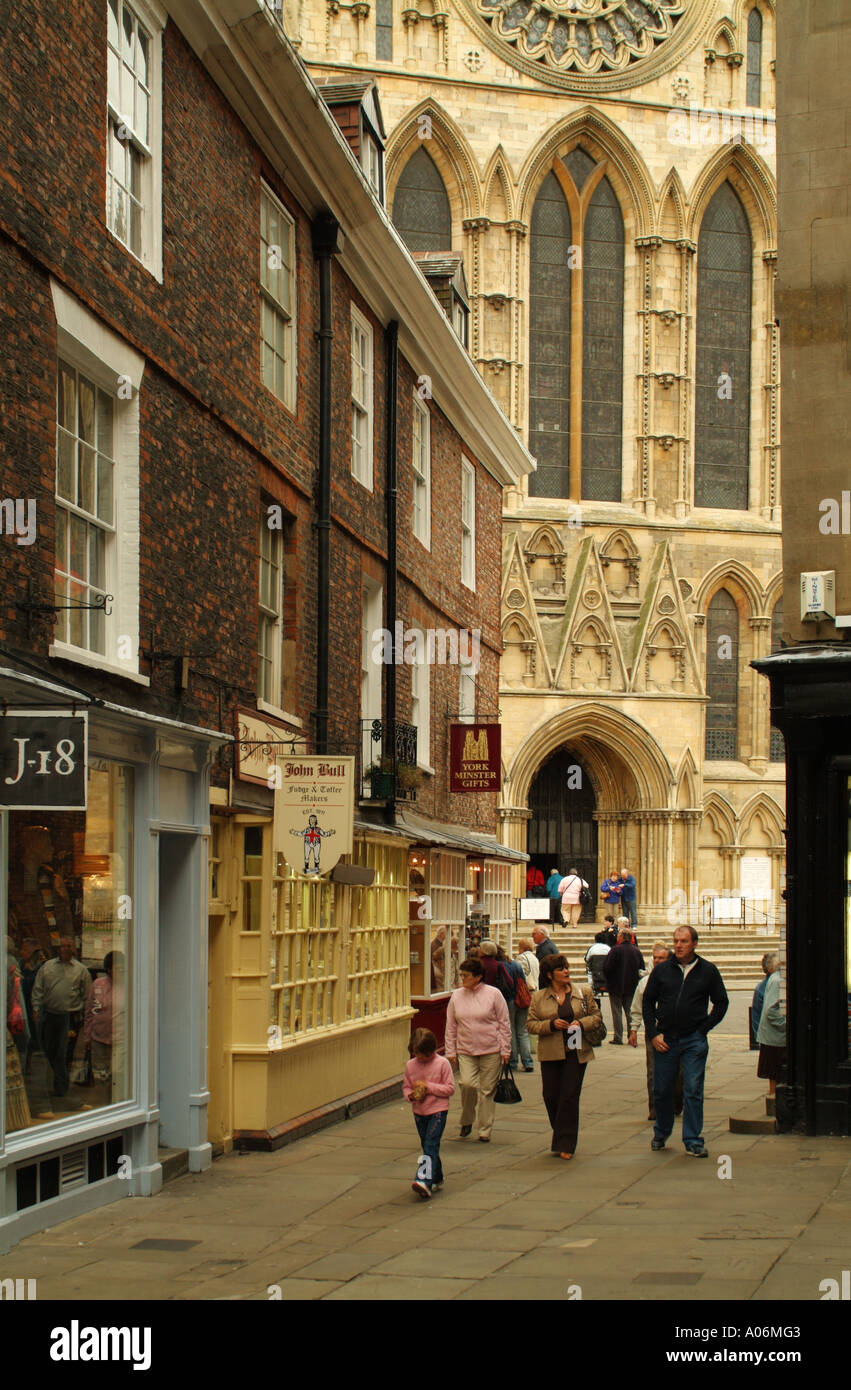 Minster gates york hi-res stock photography and images - Alamy