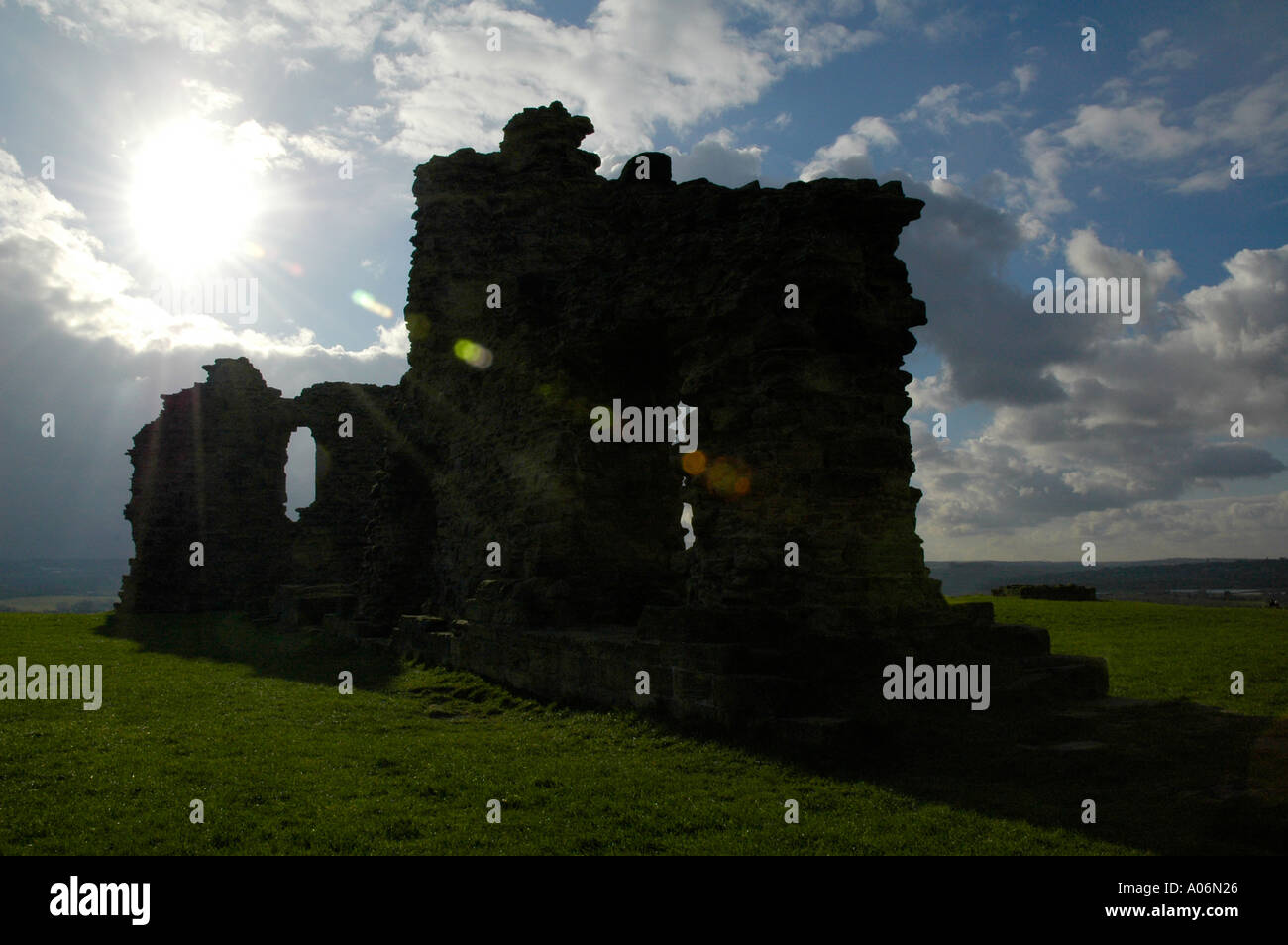 Sandal Castle Wakefield West Yorkshire scene of the Battle of Wakefield ...
