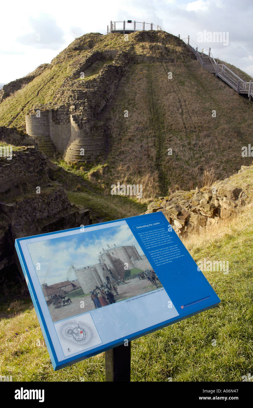 Sandal Castle Wakefield West Yorkshire UK scene of Battle of Wakefield ...