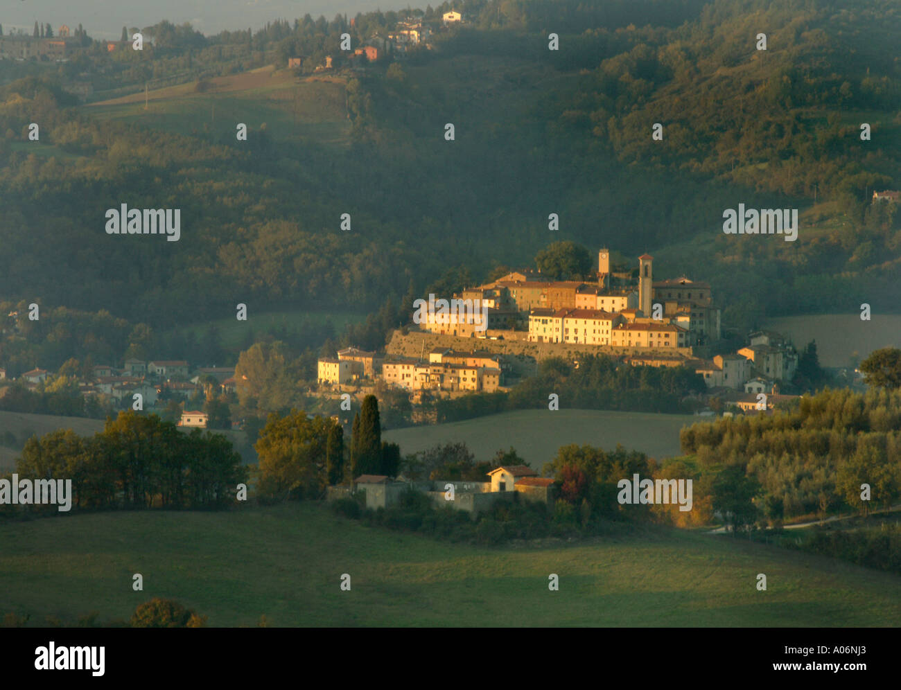 Tuscany and Umbria border Autumn Fall Stock Photo - Alamy