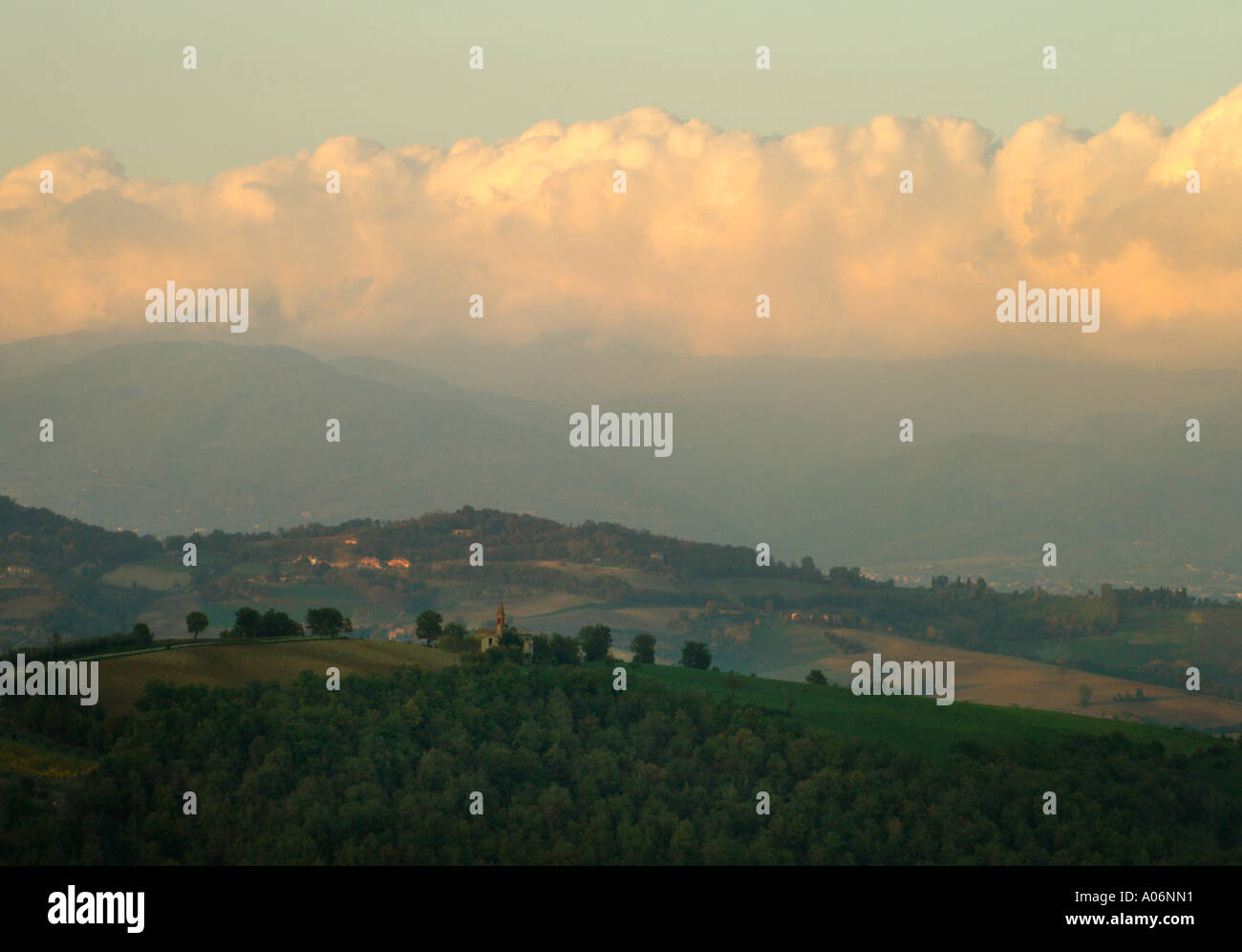 Tuscany and Umbria border Autumn Fall Stock Photo - Alamy