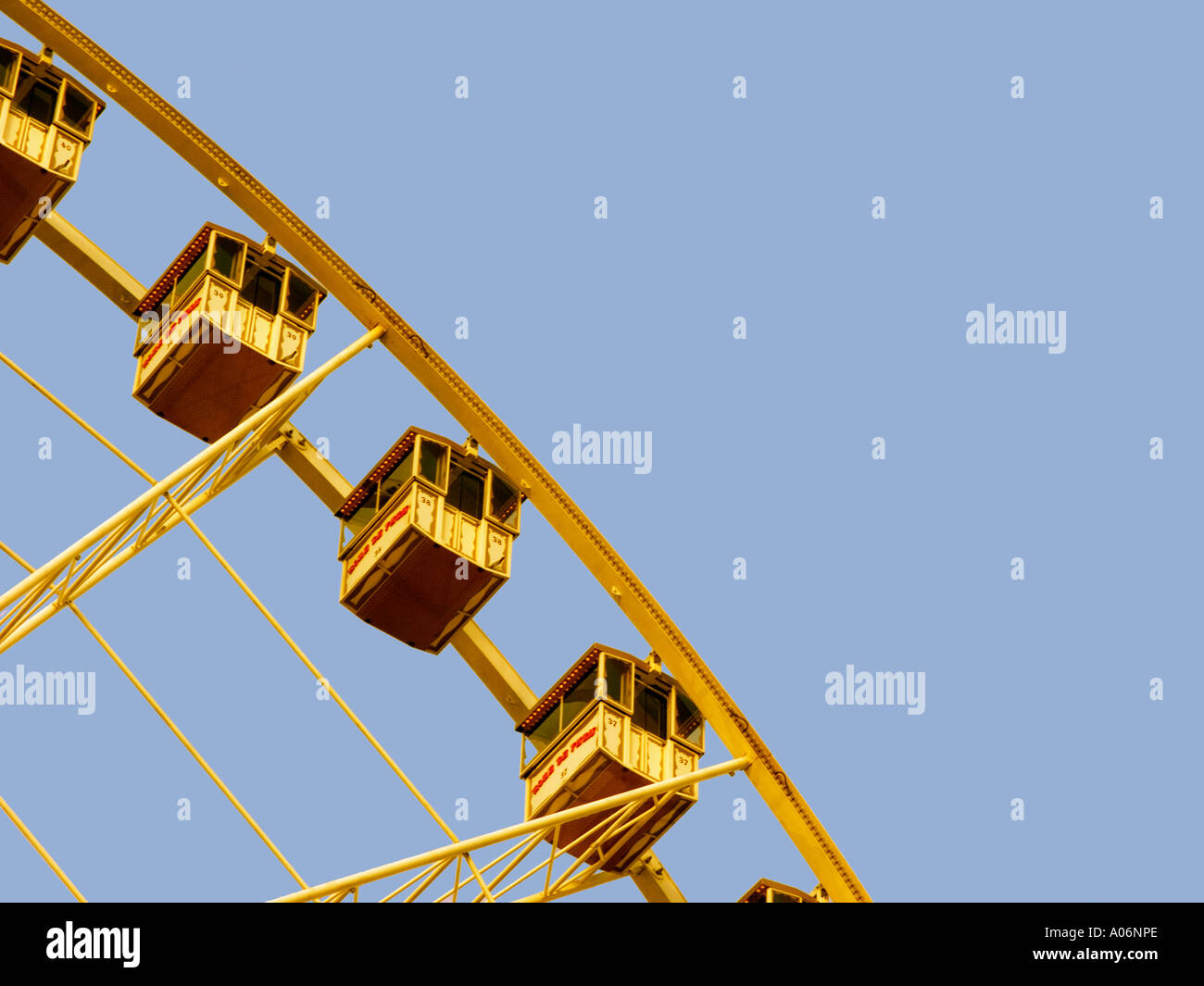 The Manchester Wheel Manchester Stock Photo - Alamy