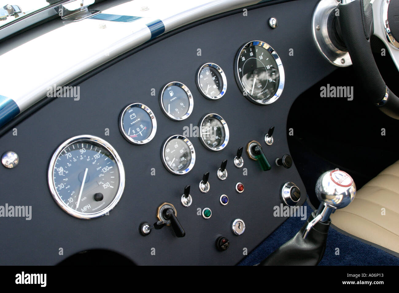 Dashboard Of A Shelby Cobra Stock Photo Download Image Now, 43% OFF