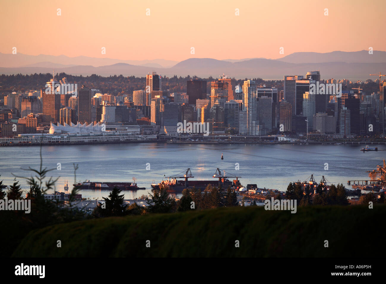 Morning light on downtown Vancouver Stock Photo - Alamy