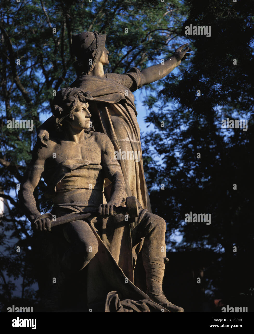Prague vysehrad premysl libuse statue hi-res stock photography and ...