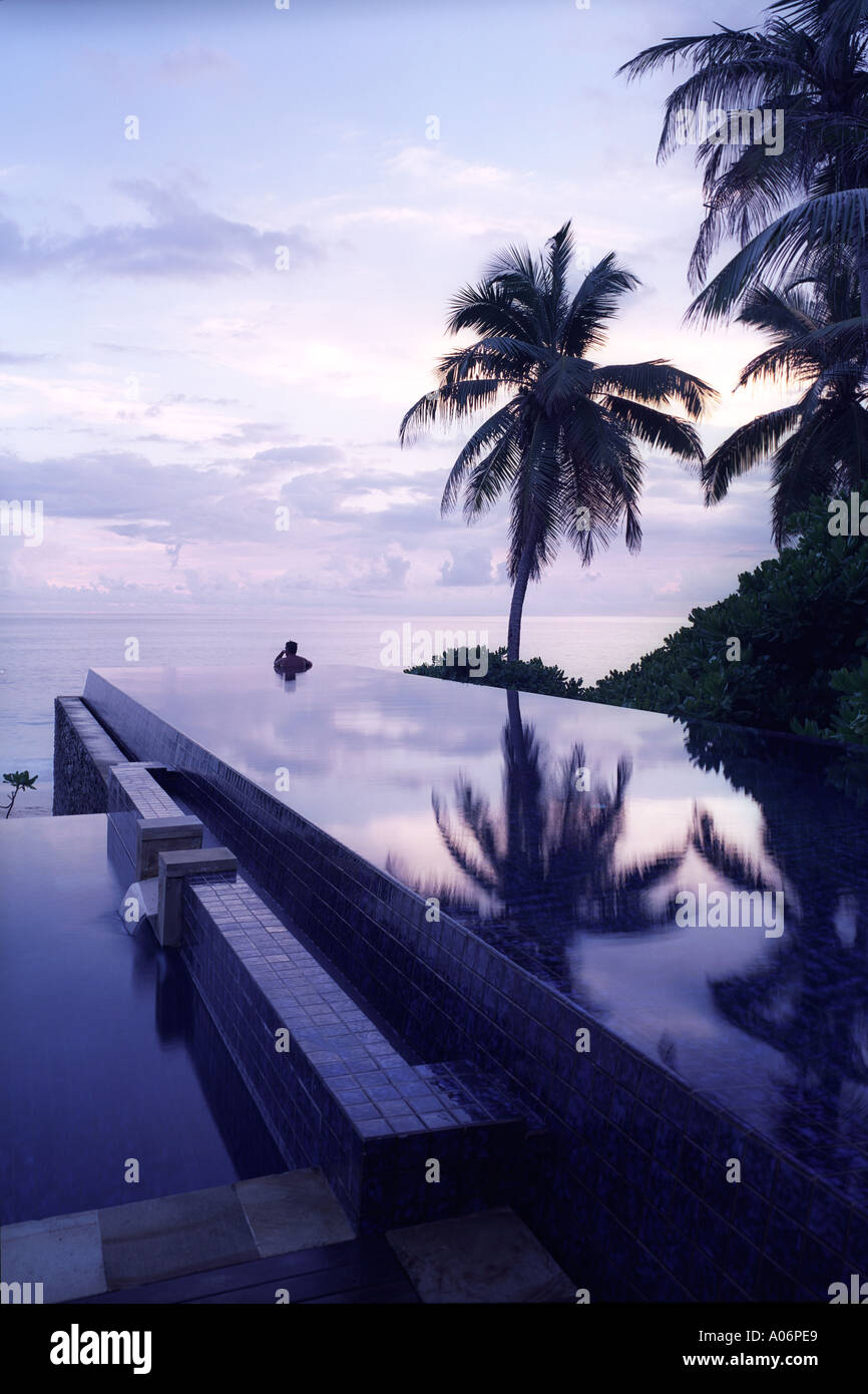 The seychelles infinity pool hi-res stock photography and images - Alamy