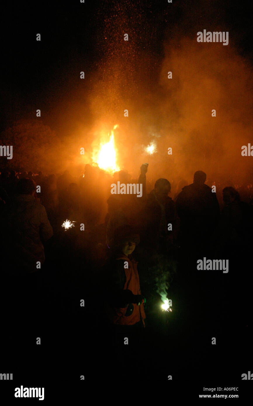 Bonfire night in the UK Stock Photo - Alamy