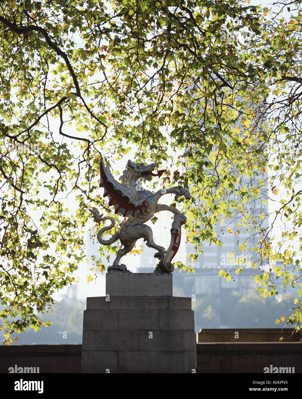 Gryphon Griffin Statue marks western boundary of city Victoria ...