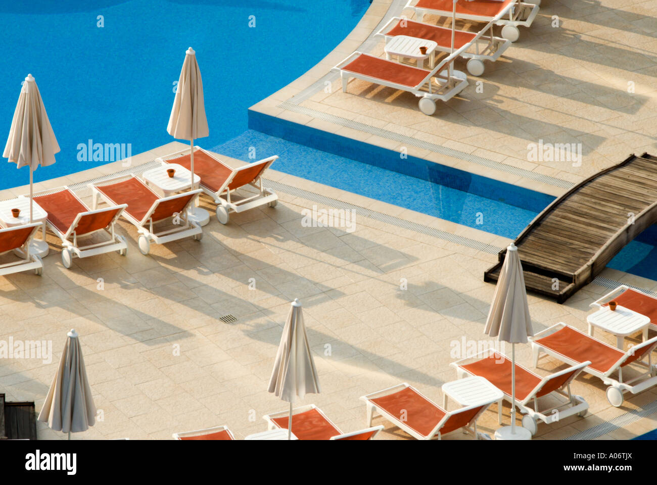Blue sunlounge hi-res stock photography and images - Alamy