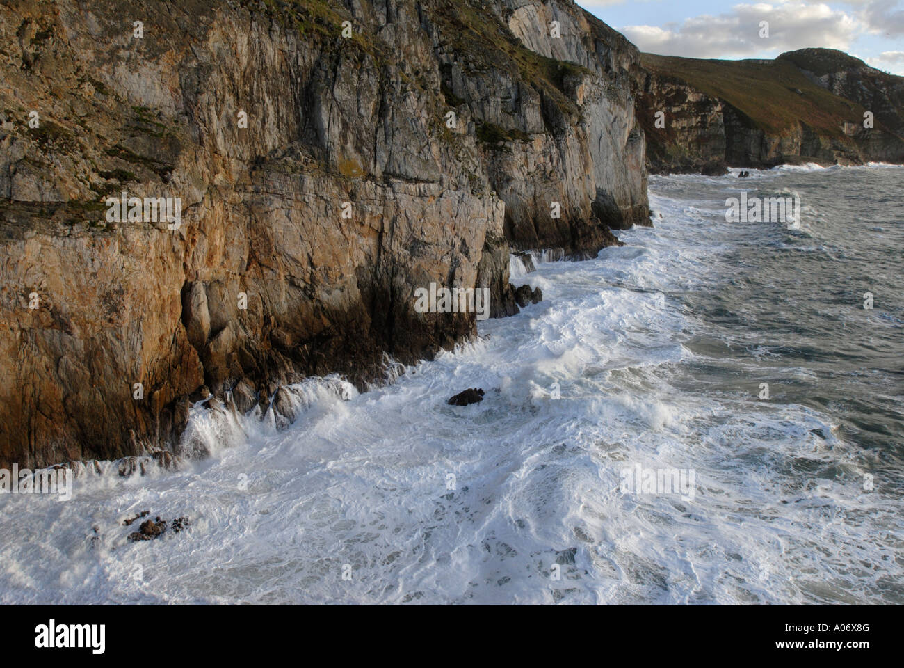 Cliffs at South Stack, Holy island, Anglesey, Wales, UK Stock Photo - Alamy