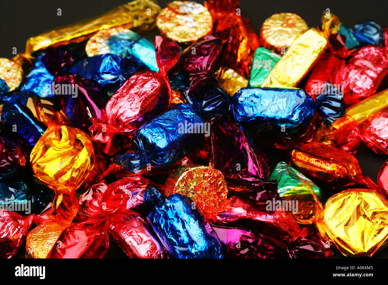 Random pile of sweets hi-res stock photography and images - Alamy