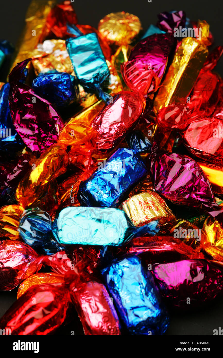 Random pile of sweets hi-res stock photography and images - Alamy
