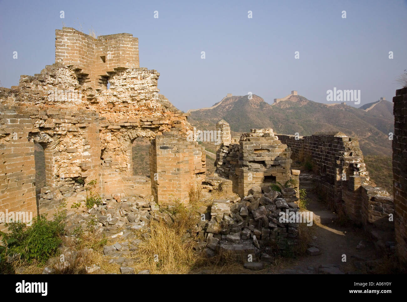 The Great Wall left to fall apart Stock Photo - Alamy