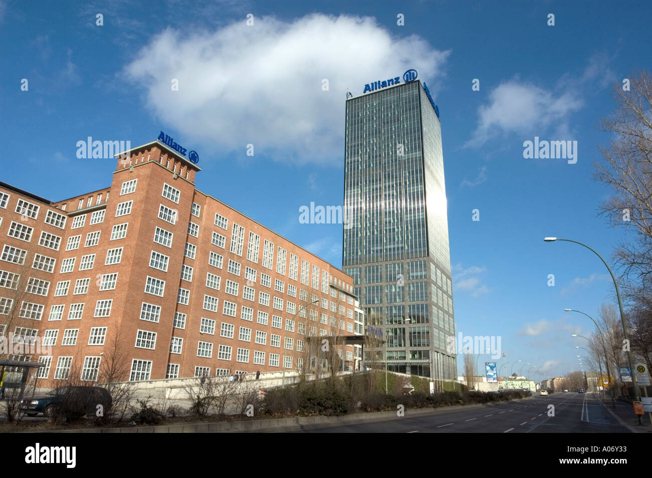 Allianz tower building berlin germany hi-res stock photography and ...